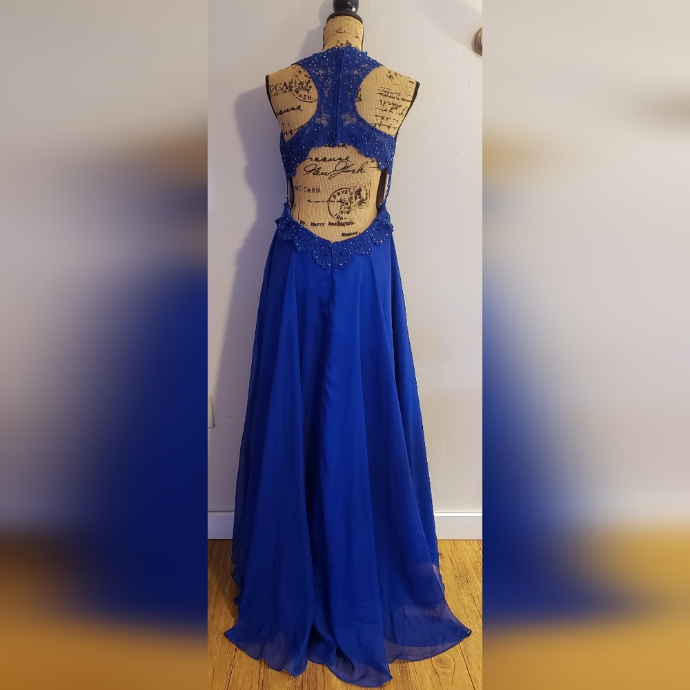 Studio 17 Sapphire Blue Prom/Evening Dress - Gem